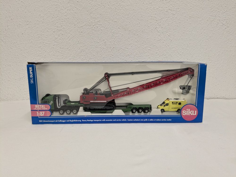 Siku 1834: Super Tieflader mit Raupenkran 1:87 (Gebraucht) in Weinfelden für CHF 22 – mit ...