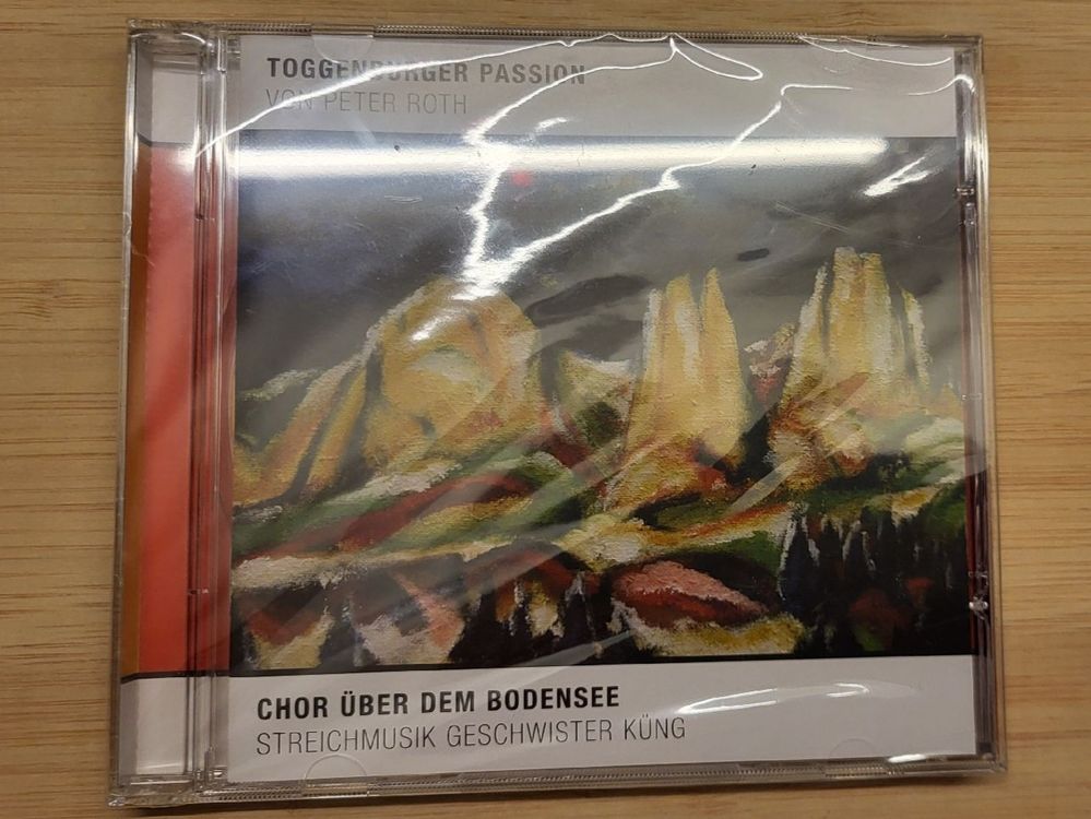 Toggenburger Passion (P. Roth), Chor über dem Bodensee, CD (Neu und ...
