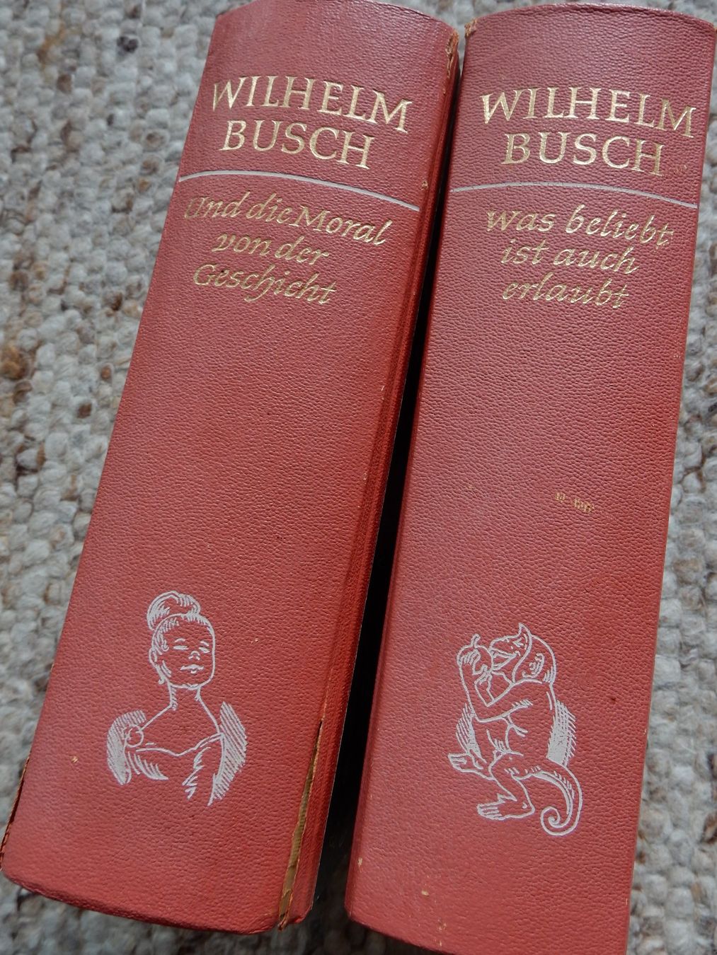 2 Wilhelm Busch Bücher Geschichten+Gedichte gesammelte Werke (Gebraucht ...