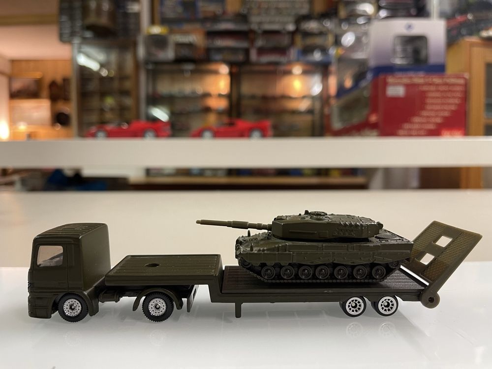 Siku Tanktransport Leopard mit Tieflader, Top Zustand! (Gebraucht) in ...