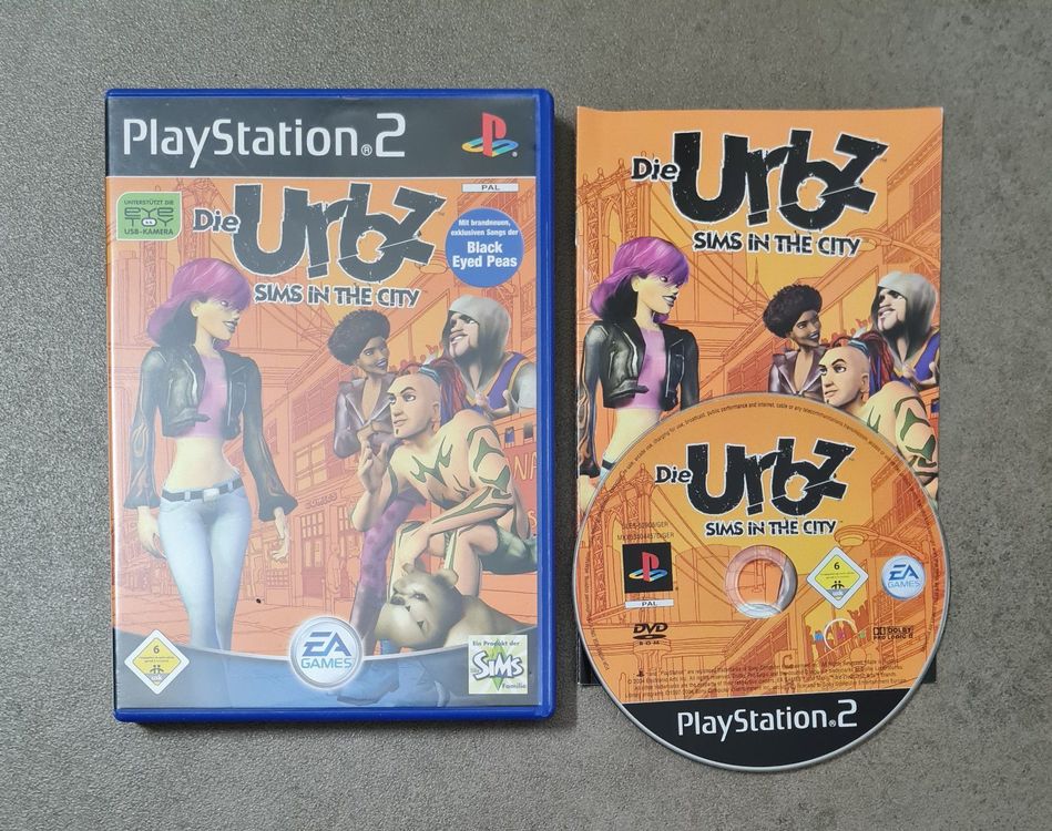 PS2 Die URBZ Sims in the City - schnelle Lieferung! (Gebraucht) in ...