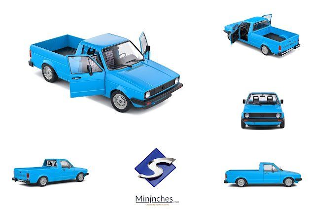 Volkswagen Caddy MK1 - Miami Bleu 1982 1:18 Solido NEUHEIT | Kaufen auf ...