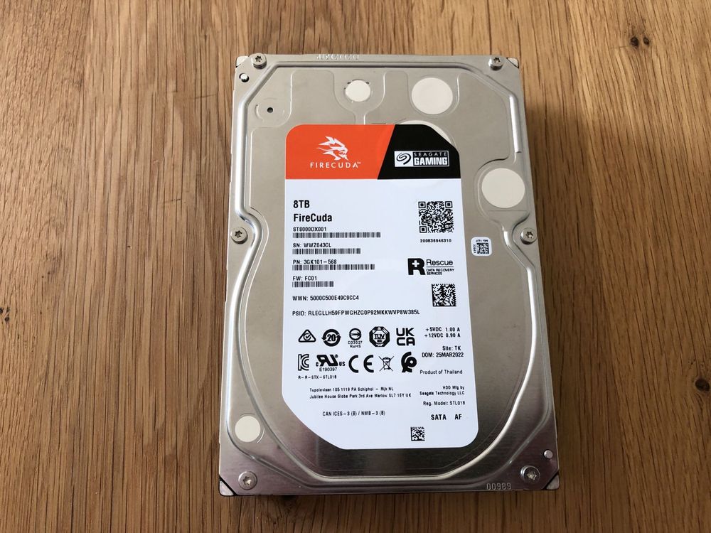 Seagate FireCuda - 8 TB - 3,5" (Gebraucht) in Niederwangen für CHF 100 ...