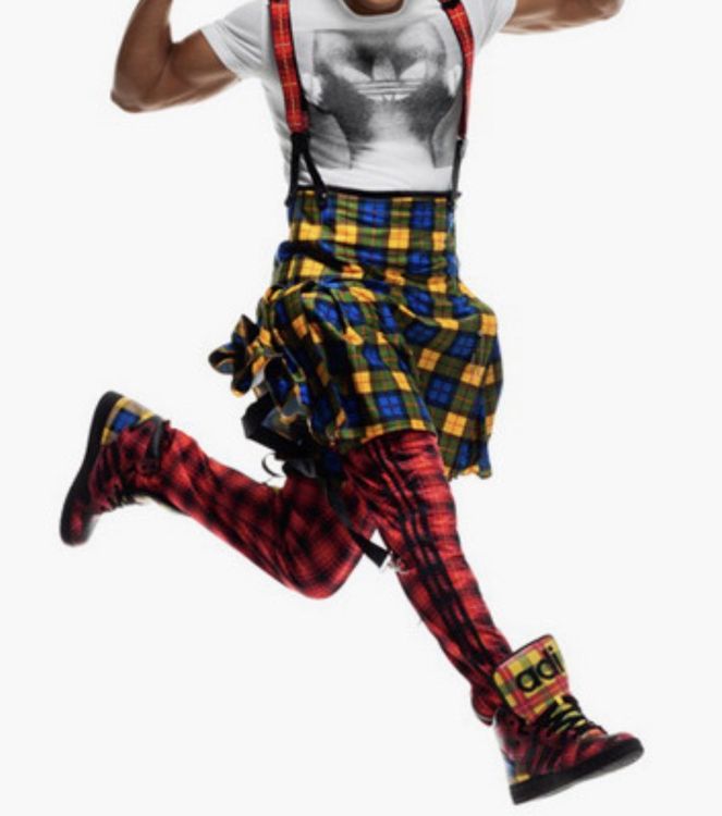 Adidas Jeremy Scott Kilt Schottenrock unisex M (Gebraucht) in Delémont ...
