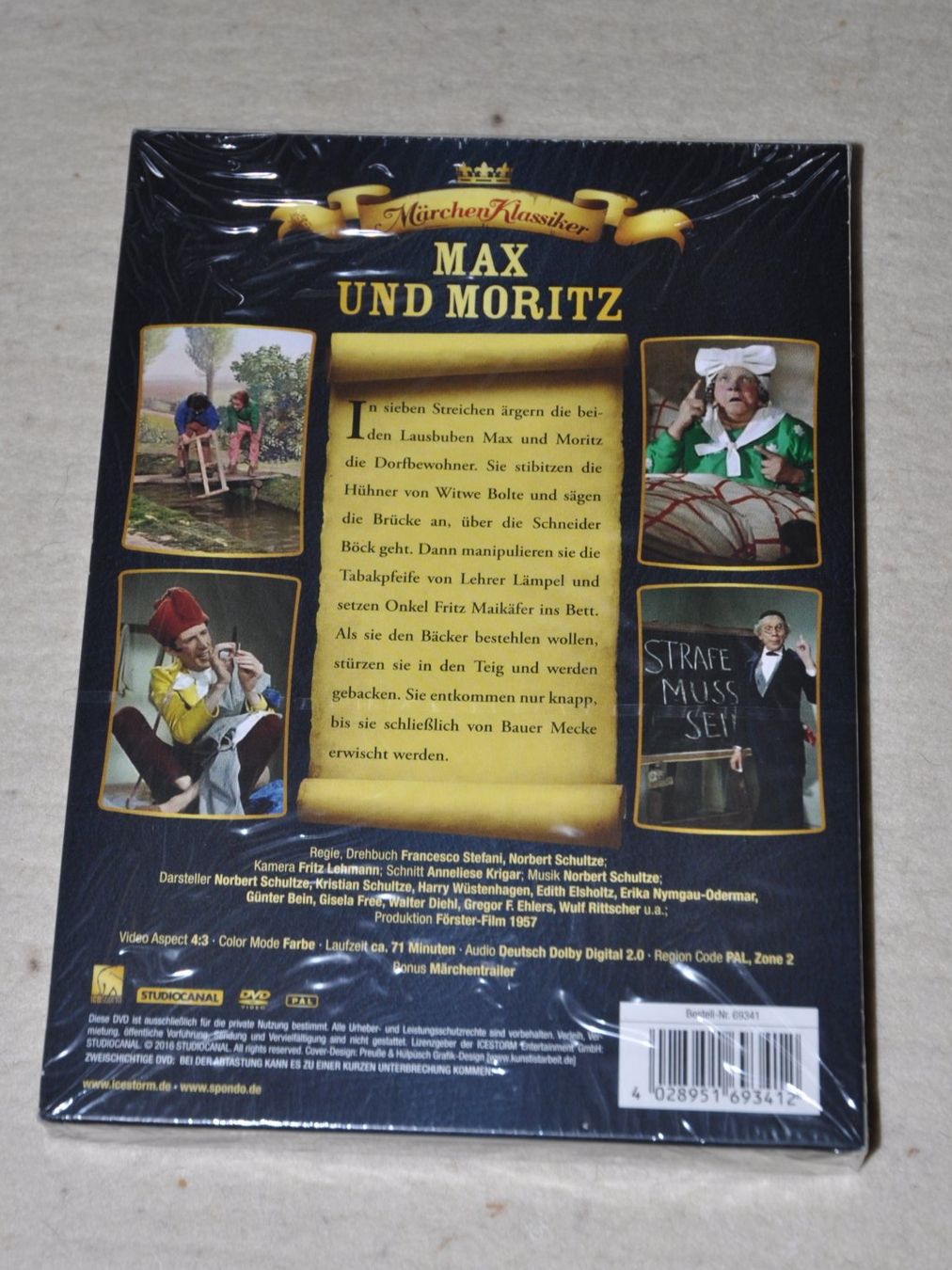 DVD Max und Moritz - Bubengeschichte nach Wilhelm Busch (Neu und ...