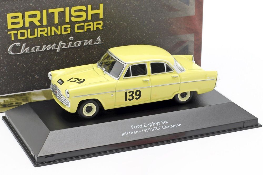 Ford Zephyr Six #139 BTCC Champion 1959 Jeff Uren gelb / | Kaufen auf ...
