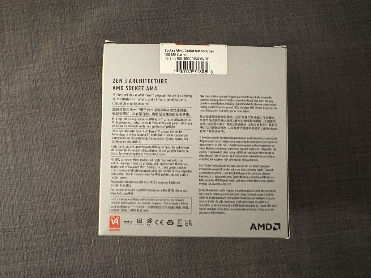 AMD Ryzen 7 5700X3D AM4 (Gebraucht) in Zofingen für CHF 310 – mit ...