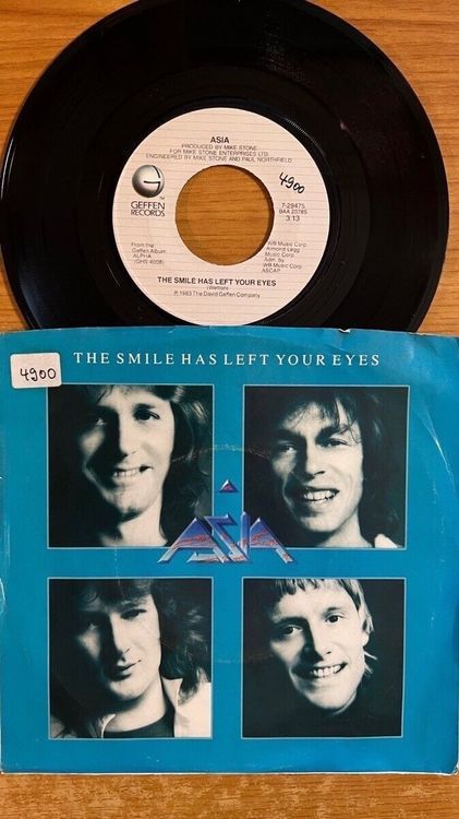 Asia - The Smile Has Left Your Eyes / 1. US-Pressing 1983 (Gebraucht ...