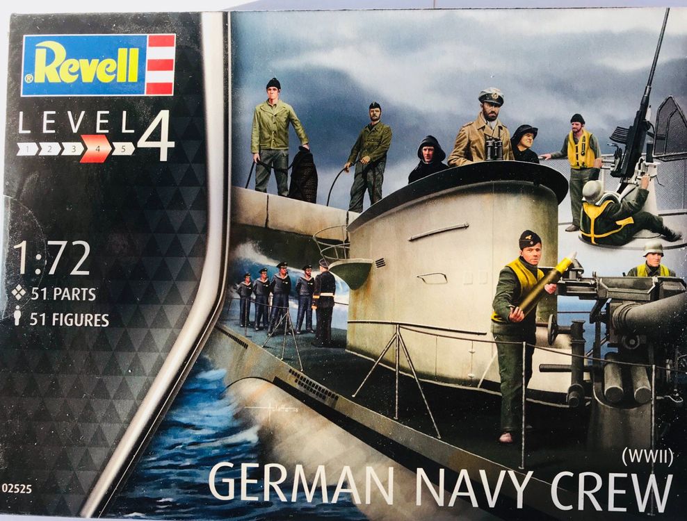 German Navy Crew Revell Model Figuren 1:72 | Kaufen auf Ricardo