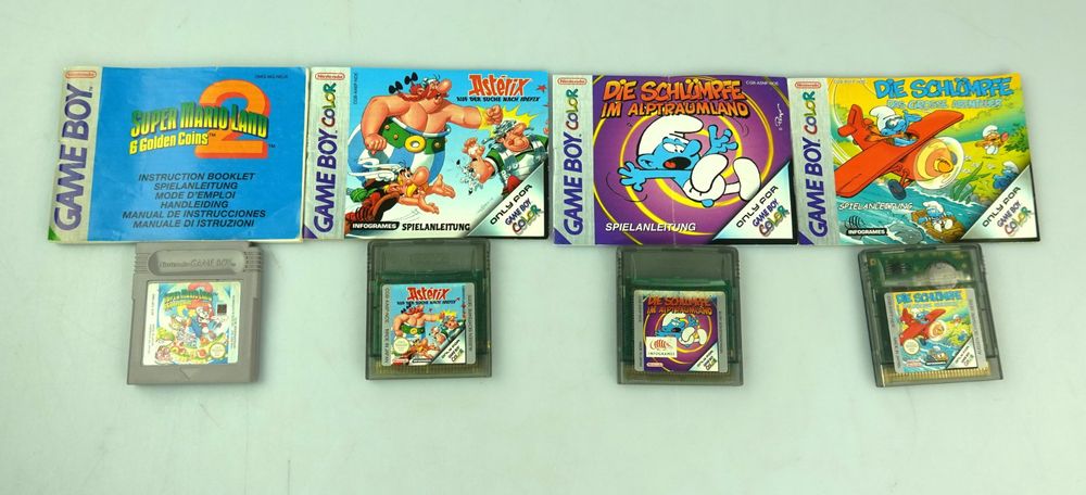 NINTENDO Game Boy und Game Boy Color Games (4 Spiele) (Gebraucht) in ...