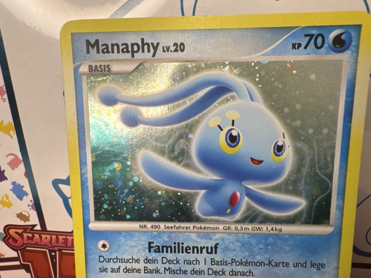 POKÉMON / Manaphy LV. 20 / DP Trainer Kit 2007 / Holo 🇩🇪 (Gebraucht) in ...