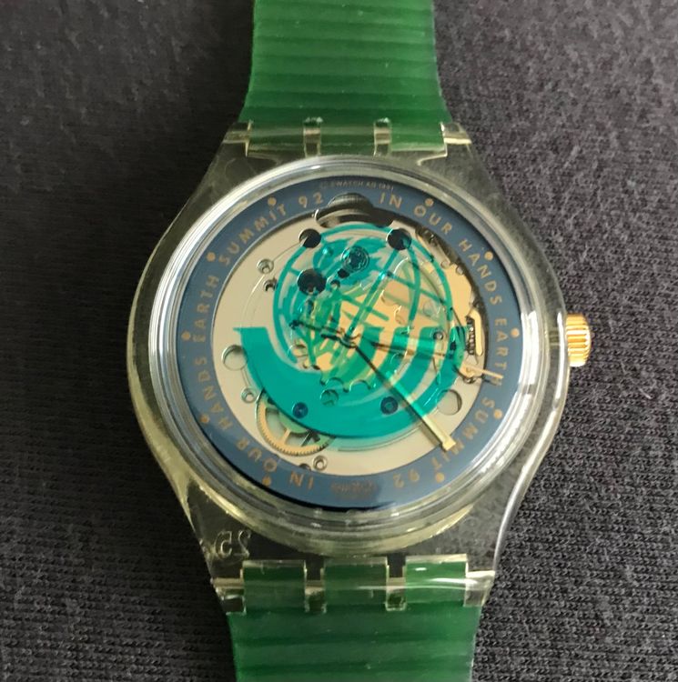 Swatch Swiss-Uhr, Automatic, Earth Summit ‘92, Vintage/ 1991 (Gebraucht ...
