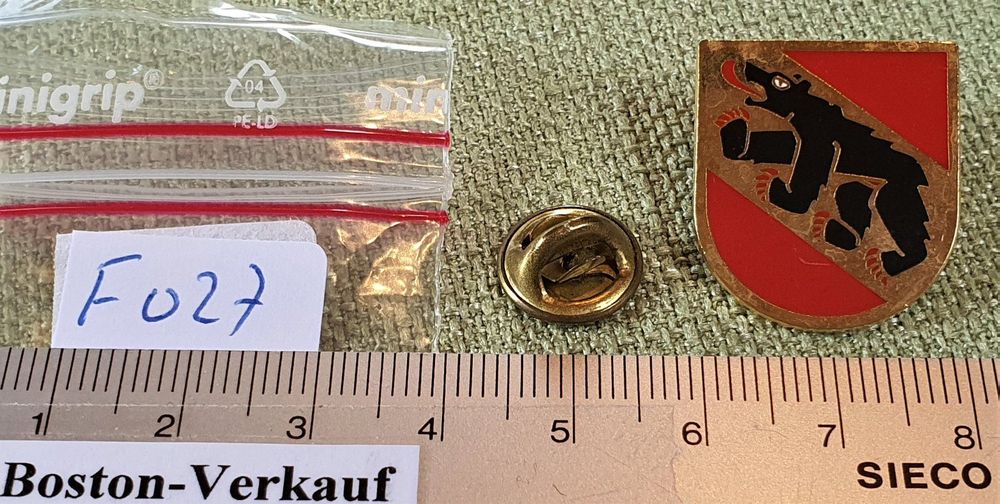 F027 - Pin Kantons Wappen Bern Schweiz (Gebraucht) in Reinach BL für CHF 2 – mit Lieferung auf ...
