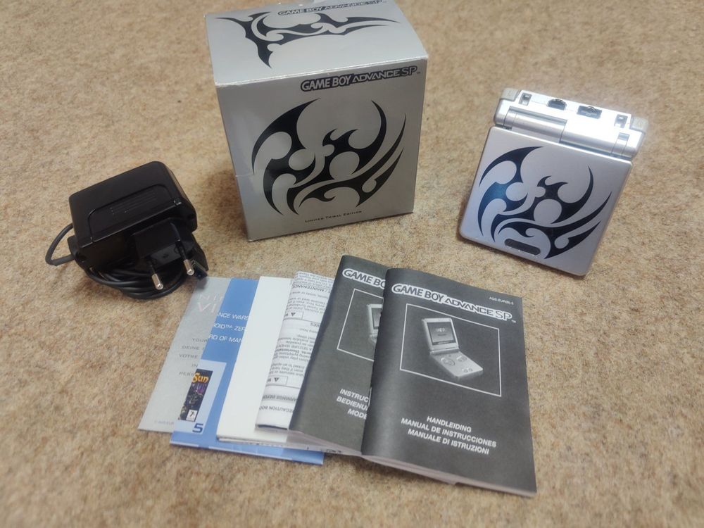 Gameboy Advance SP Tribal inkl. OVP CIB | Nintendo GBA SP (Gebraucht ...