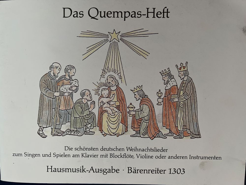 Noten - Das Quempas-Heft - Weihnachtslieder mit Begleitung (Gebraucht ...