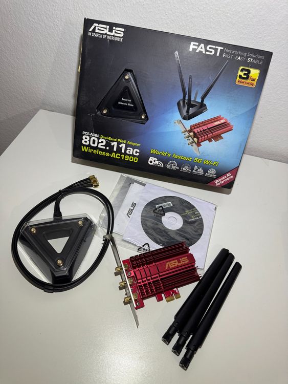 Asus PCE-AC66 (Carte réseau - Wi-Fi) (Neu und originalverpackt) in ...