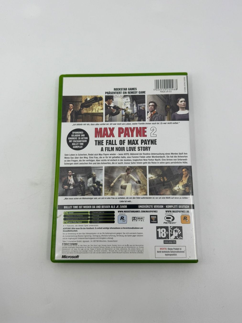 Max Payne 2 (XBOX) (Gebraucht) in Herisau für CHF 8 – mit Lieferung auf ...
