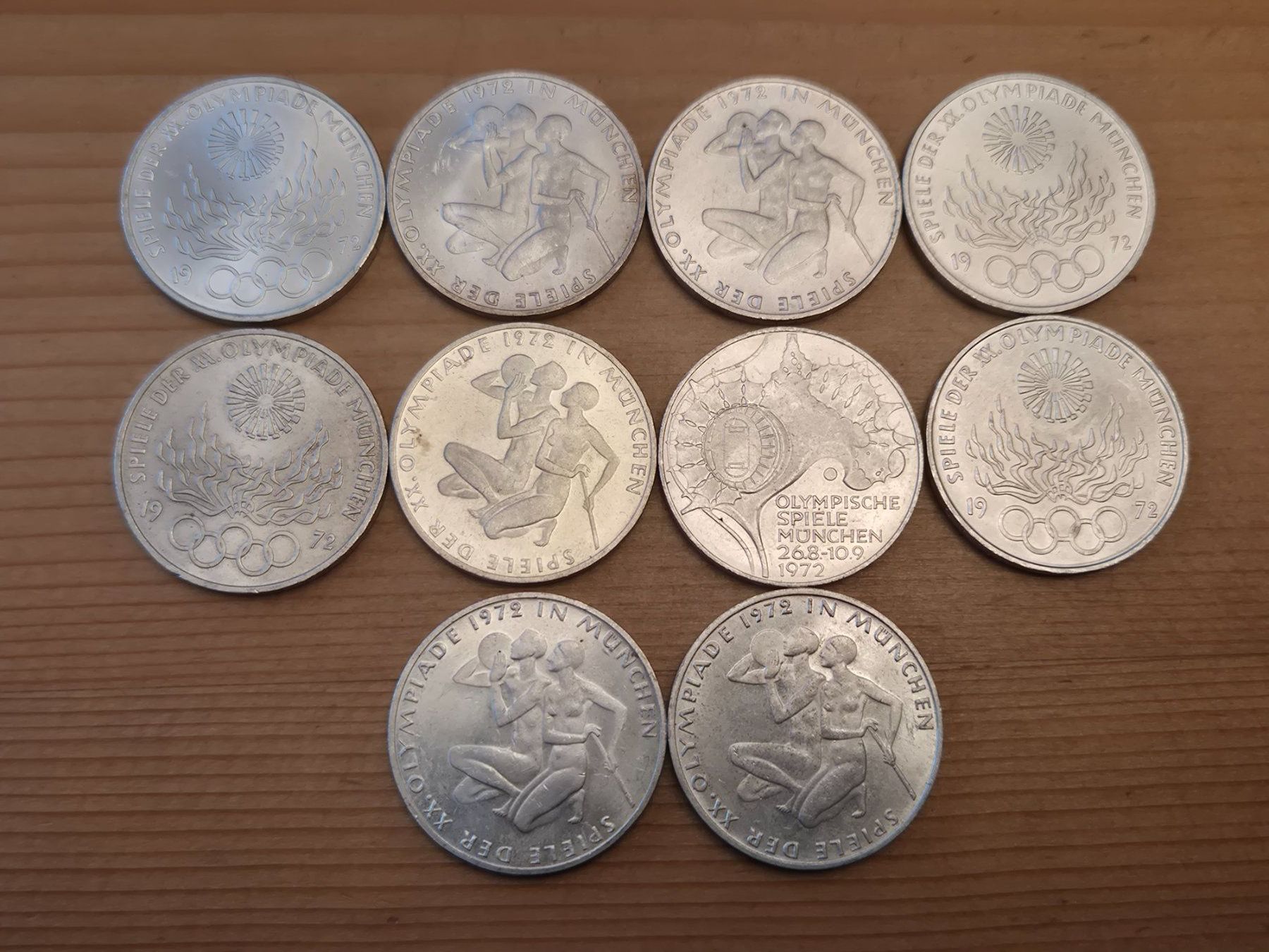 DE-10 D-Mark Silber div.Jahrgänge Zustand gemäss Bilder (Gebraucht) in ...