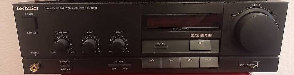 Technics SU-X301 CLASS A HI FI Stereo Verstärker >320 Watt (Gebraucht ...