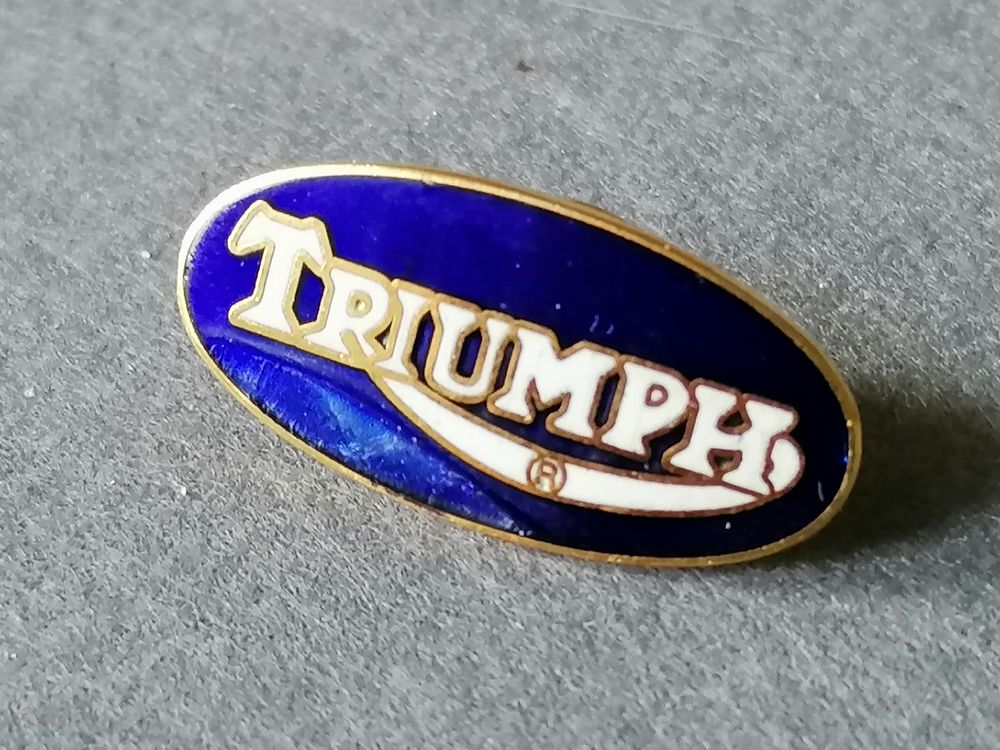 Sigle oldtimer motorrad Triumph moto émaischild antik (D'occasion) à ...
