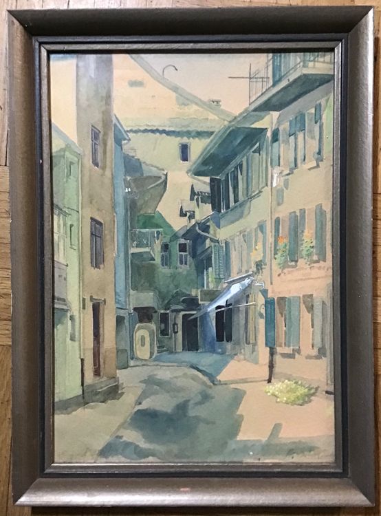 Sehr Interessante Aquarell Unleserlich Signiert (Gebraucht) in Root für CHF 10 – mit Lieferung ...