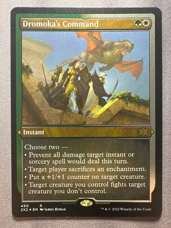 Dromoka’s Command ETCHED FOIL 490 Double Masters 2022 | Kaufen auf Ricardo