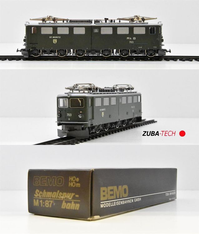 Bemo 1254/3 E-Lok Ge 6/6 II RhB H0m GS | Kaufen auf Ricardo