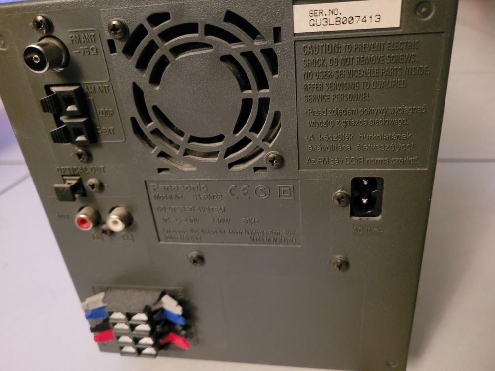 Panasonic CD/Stereosystem SA-PM28 | Kaufen auf Ricardo