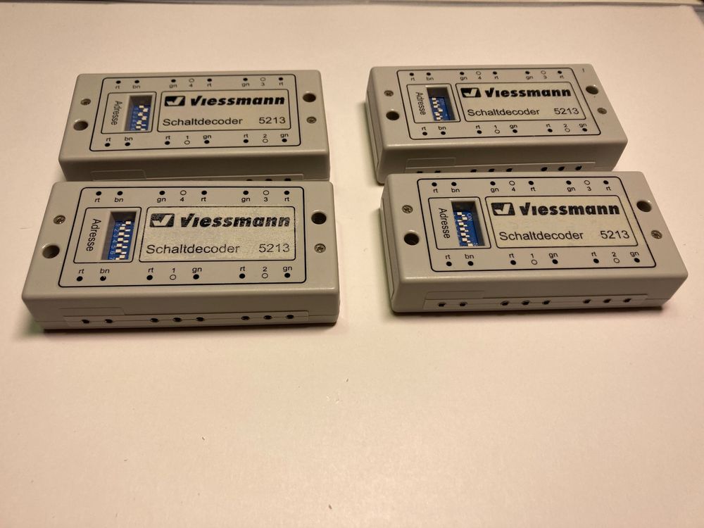 4 Schaltdecoder zu Märklin, Viessmann Art. 5213 gebr. ov (Gebraucht) in ...