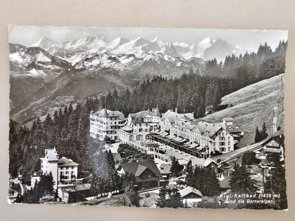 PK Postkarte Rigi Kaltbad mit den Berneralpen (Gebraucht) in Dallenwil für CHF 5 – mit Lieferung ...