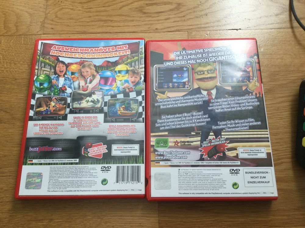 PS2 Buzz Buzzer Set mit 2 tolle spiele (Gebraucht) in Basel für CHF 29 ...