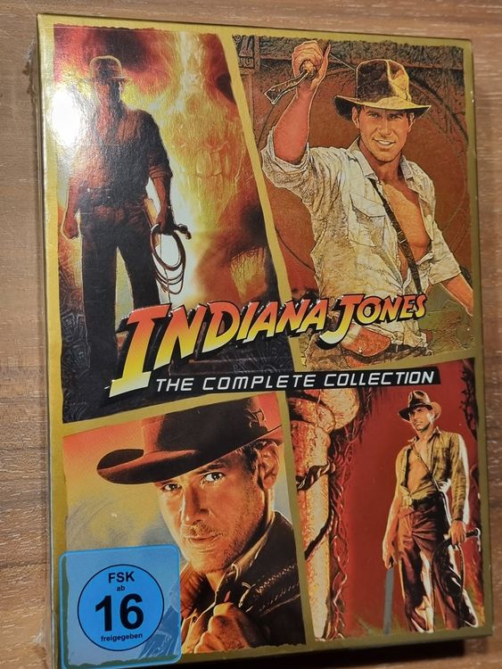 Indiana Jones - Box mit allen 4 DVDs - neu! | Kaufen auf Ricardo