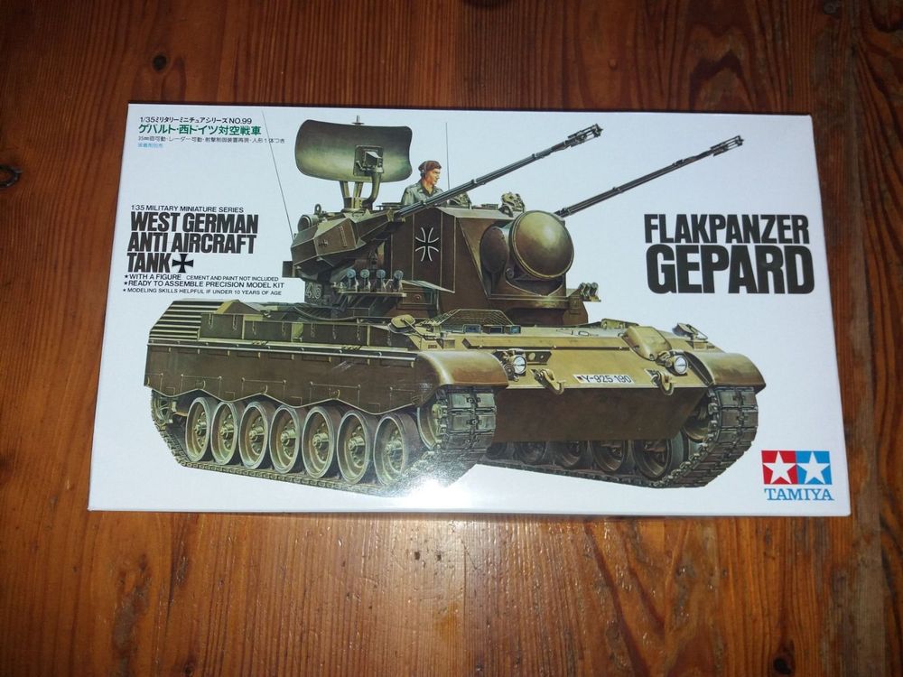 Flakpanzer gepard tamiya 35099 1/35 (Neuf avec emballage d'origine) à ...