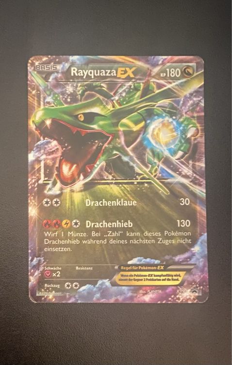 Rayquaza EX XY73 Promo Card + Tin Box ab 1Fr. (Neu (gemäss Beschreibung ...