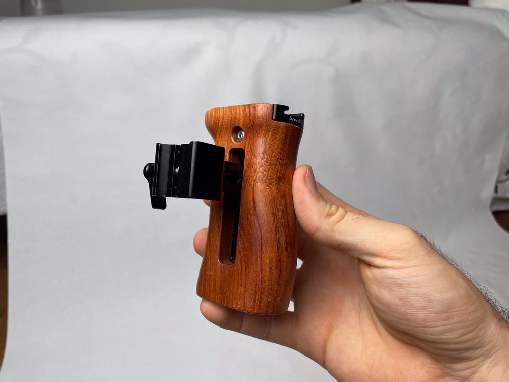 Smallrig Wooden side Handle mit Nato mount | Kaufen auf Ricardo