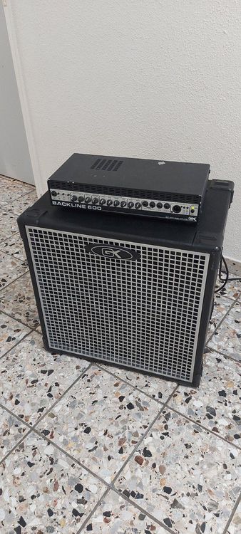 Bass Amp Bundle GK Backline 600 head + Box kruger 115 BLX (Gebraucht ...