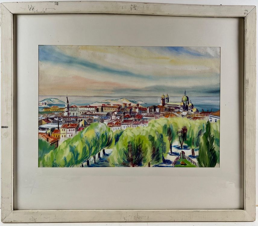 Grosser Landschaft Gemälde Signiert. | Kaufen auf Ricardo