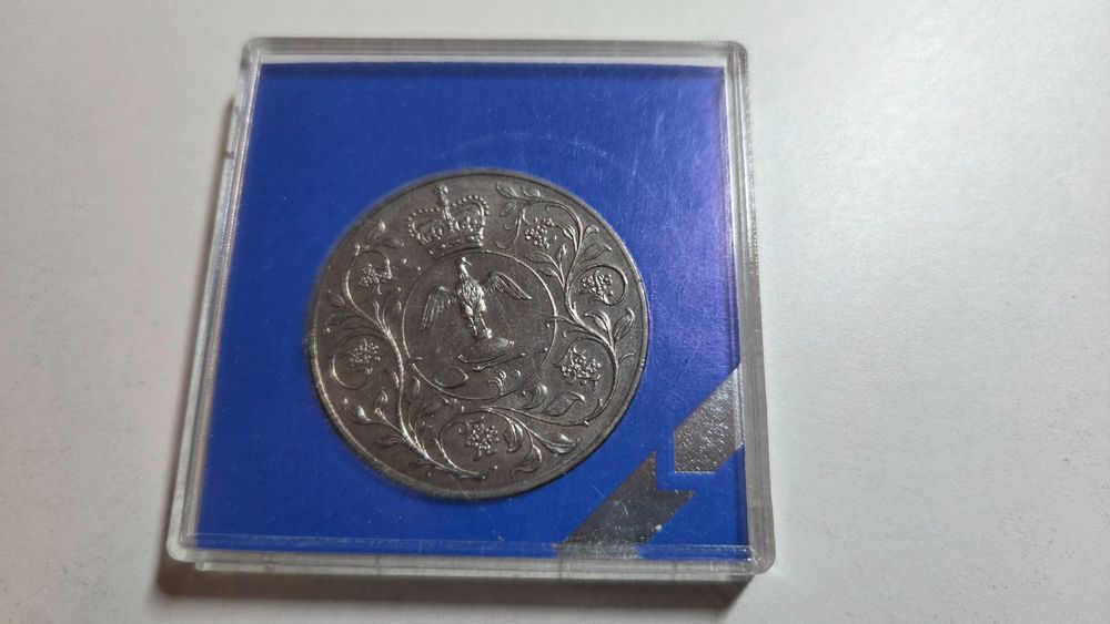 1952-1977 QUEEN ELIZABETH II SILVER JUBILEE COMMEMORATIVE CR (Gebraucht ...