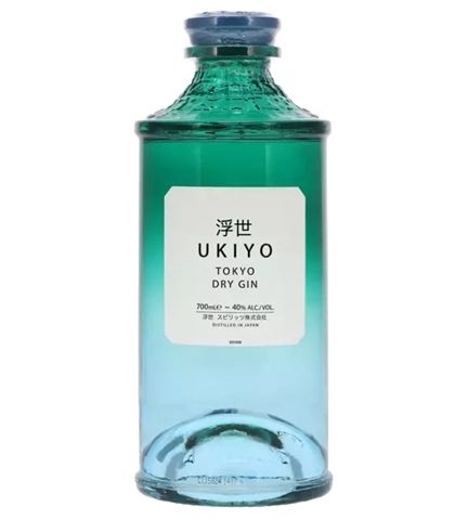 Ukiyo Japanese Tokyo Dry Gin 0.7 Liter 4 (Neu und originalverpackt) in ...