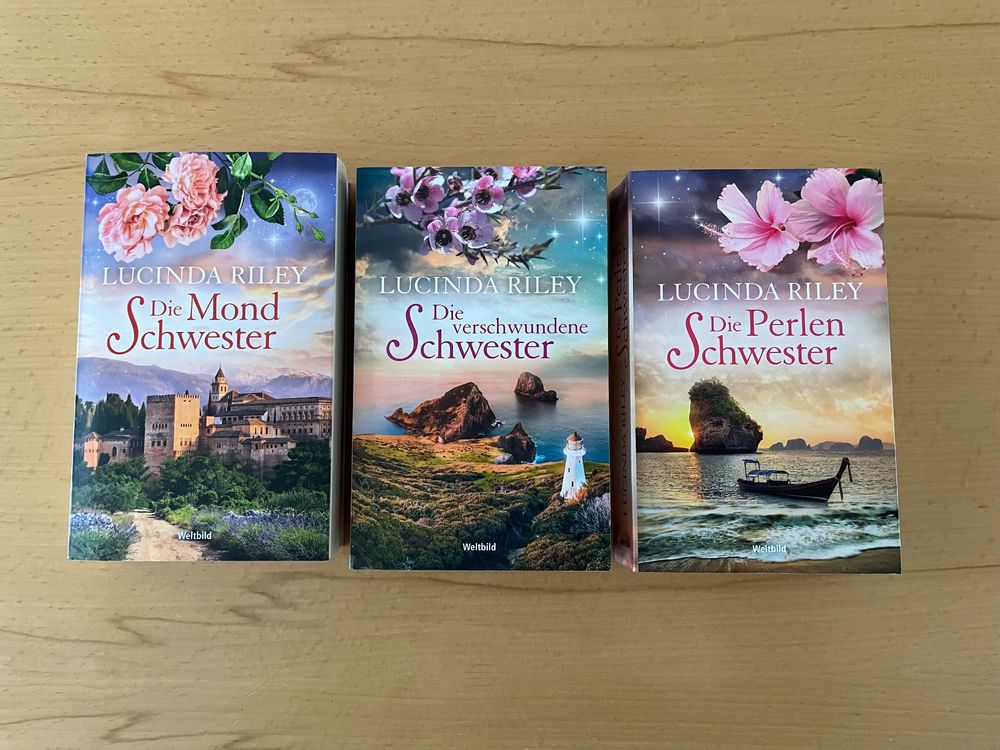 3 Bücher | Lucinda Riley | Die Sieben Schwestern Serie (Gebraucht) in ...