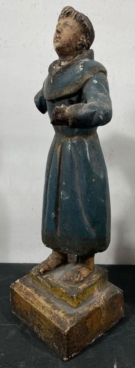 Antike Heilige Barock geschnitzte Holz Skulptur | Kaufen auf Ricardo