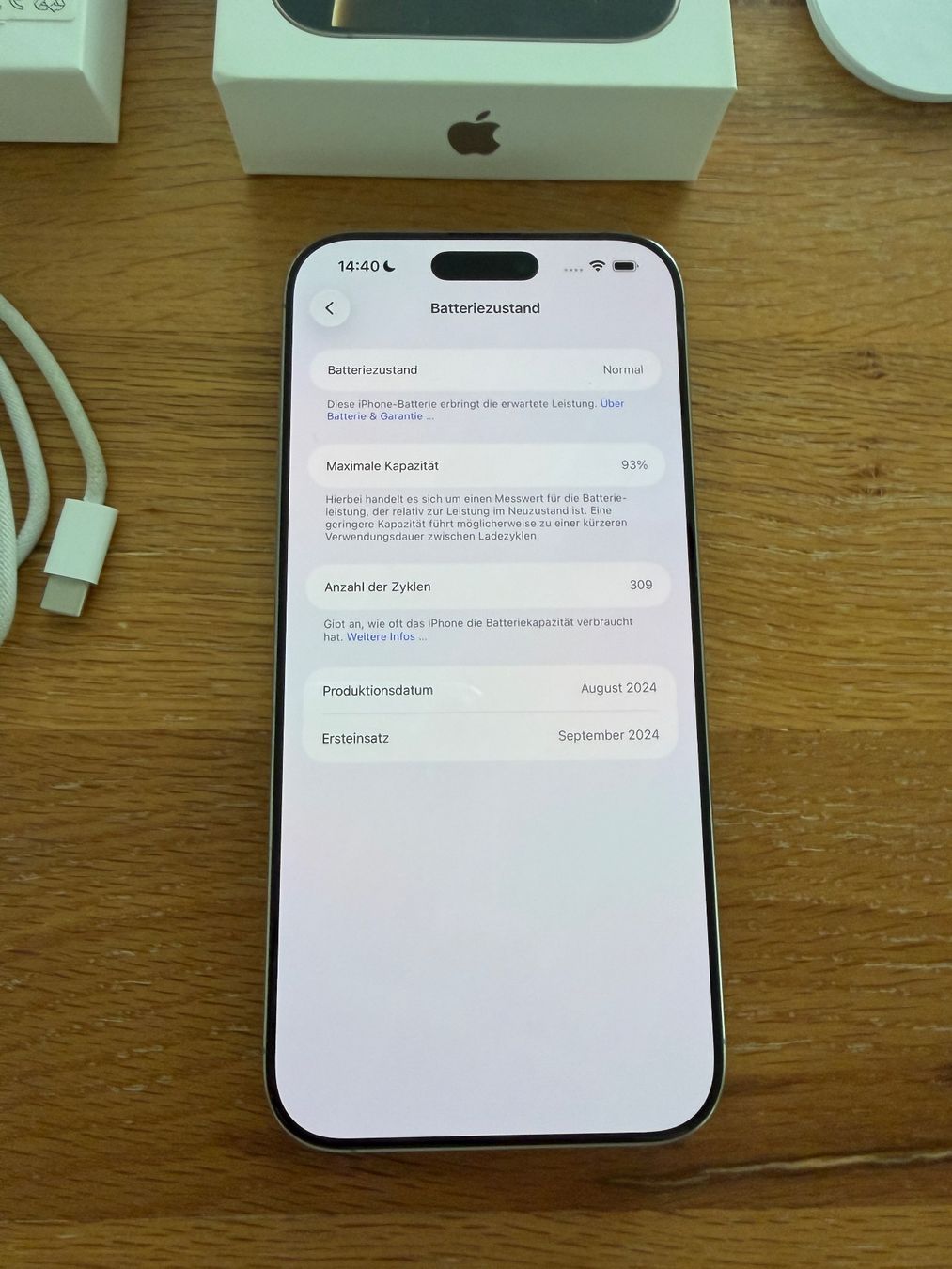 Apple iPhone 16 Pro Max, 512 GB, Natural Titanium, 5G (Gebraucht) in ...