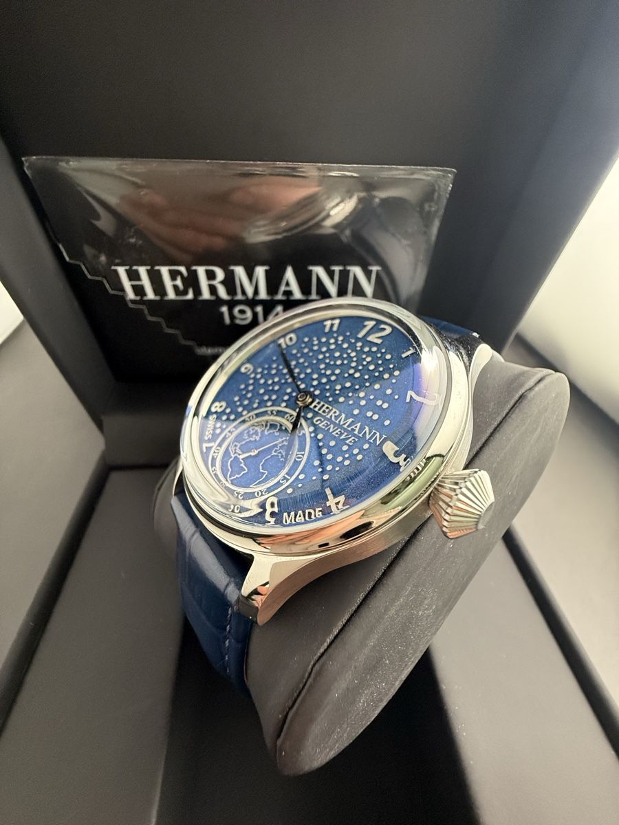 Montre Hermann Genève Celestial Swiss Made Neuf full Set (Neuf avec ...