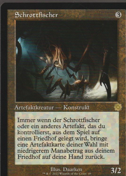 Magic The Gathering MTG Retro Frame Artifact 49 Schrottfisch (Neu ...