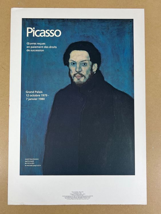 Picasso Ausstellungsplakat 1979, limitiert 5000 Stück Litho (Neu ...