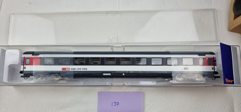 ROCO 74282 IC EW IV Bpm 2.Kl ICN Farben H0 DC NEU UNGEFAHREN (Neu und ...