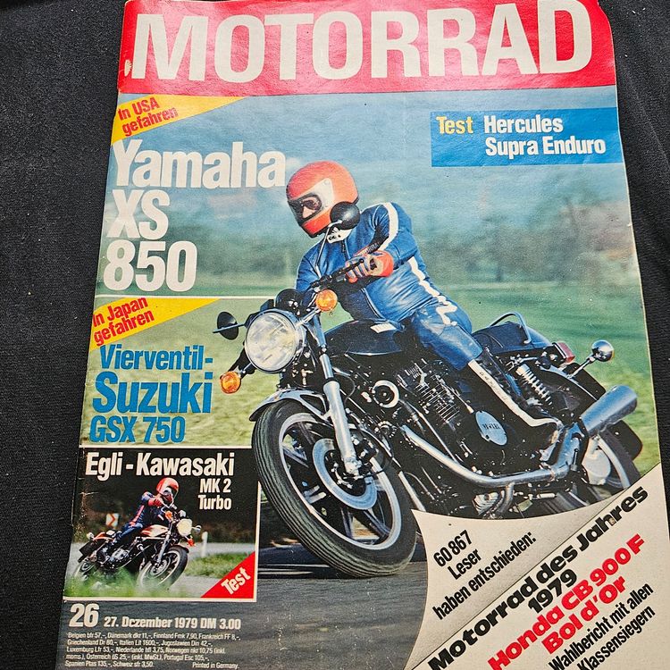 Motorrad 26/79 Egli Kawasaki MK 2 Suzuki GSX 750 Hercules xx (Gebraucht ...