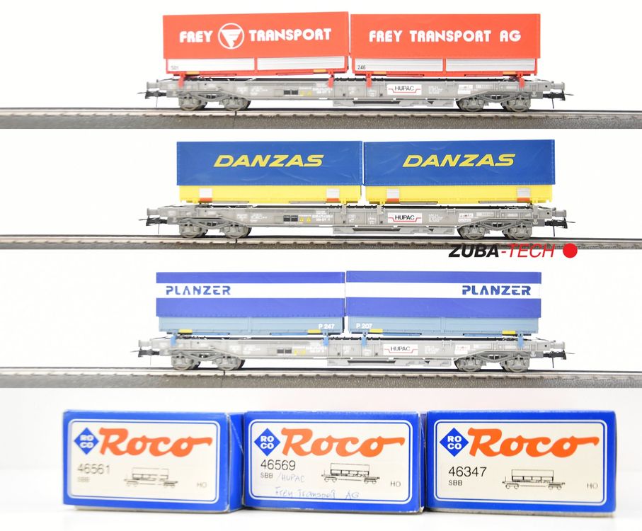 Roco 3x Taschenwagen H0 WS mit OVP | Kaufen auf Ricardo
