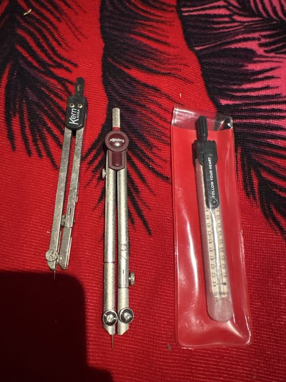Kern & Rotring Zirkel Set - Präzise für Schule & Studium! (Gebraucht ...