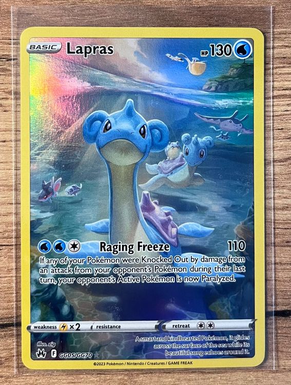 Lapras GG05/70 Pokemon Galarian Gallery Crown Zenith (D'occasion) à Andelfingen pour CHF 4.5 ...